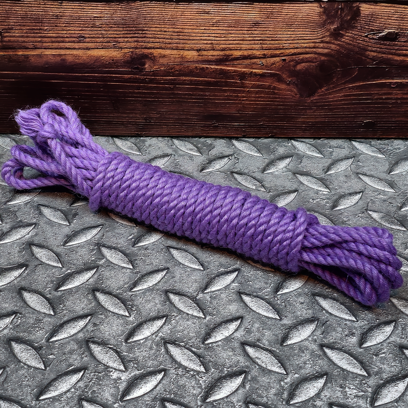 Jute Rope - 6mm Purple (Light) – Brat Breakers